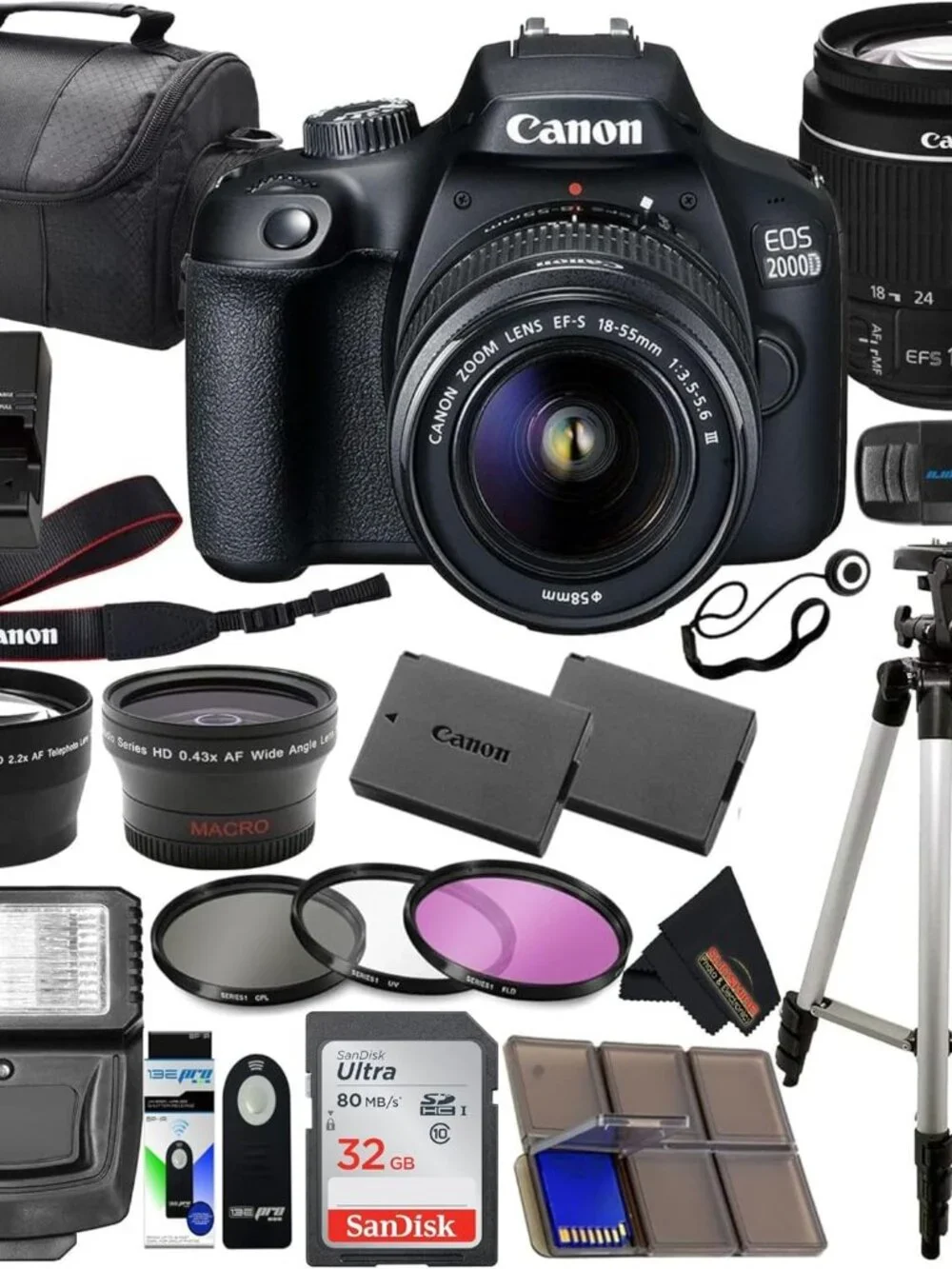 Canon | Cameras, Photo & Video | Canon Eos 200d Rebel T7 Dslr With ...